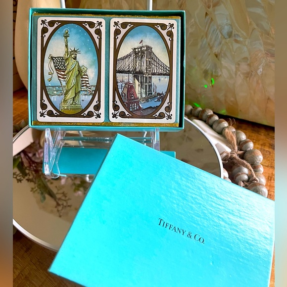 Tiffany & Co. | Games | Tiffany Co Playing Cards 2 Decks Nyc Version ...